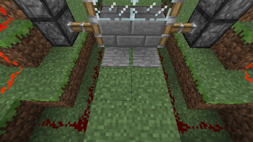 Piston Doors with inside locking system Minecraft Map